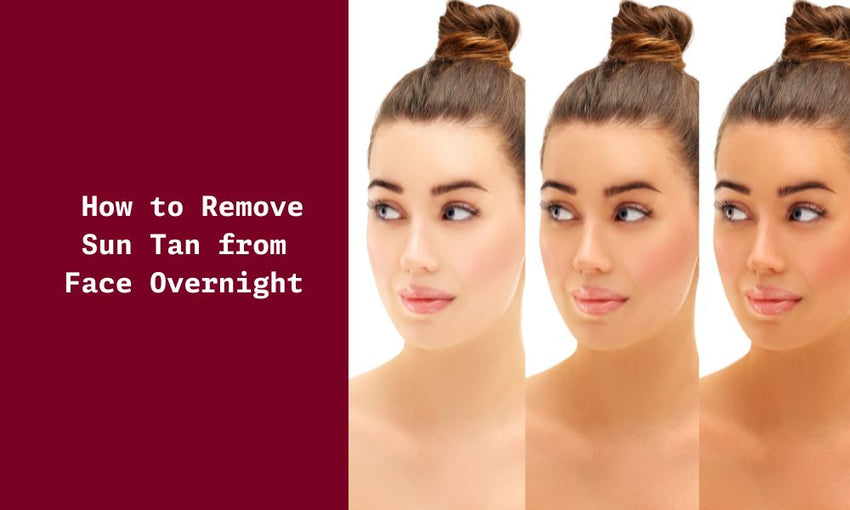How to Remove Sun Tan from Face Overnight | Ningen Skin Science - Ningen