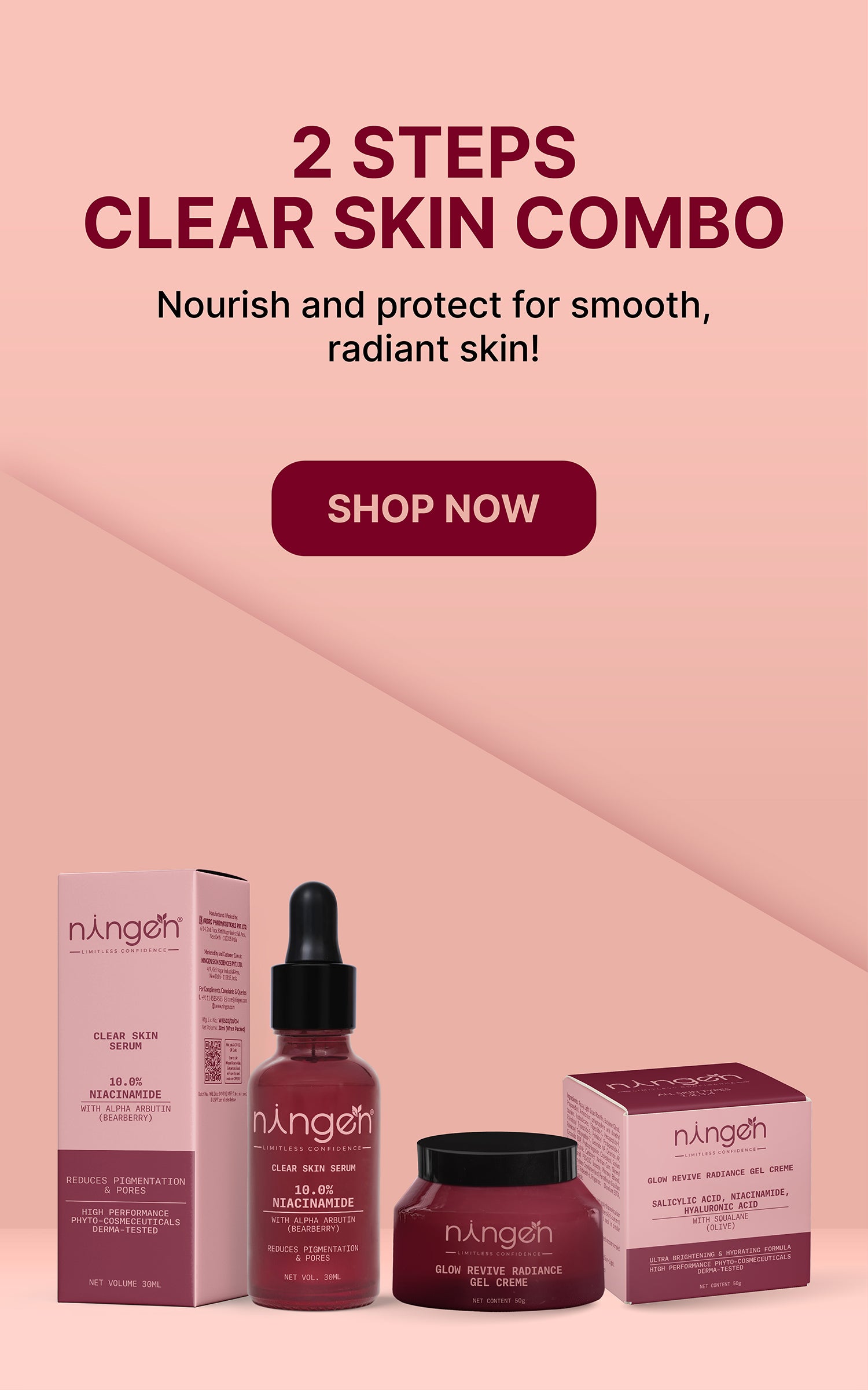 Ningen Skin And Body Care Products With Results